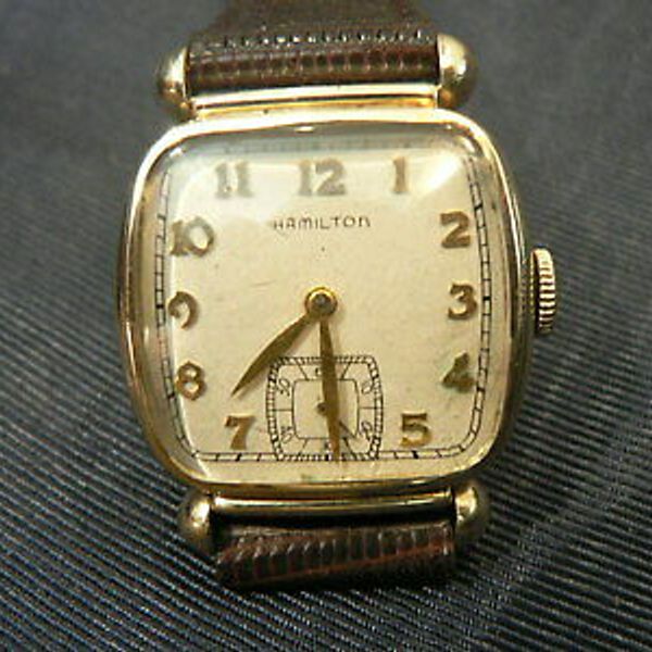 Vintage 1947 Hamilton Martin, 17 Jewel 987A Movement - Running ...