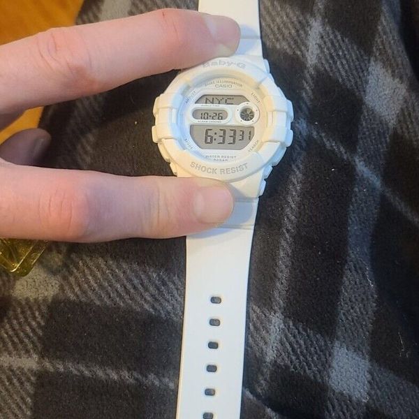 CASIO BGD 140 3277 Baby-G Shock Resistant Multi Function Watch White ...