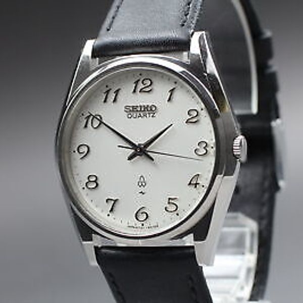 Vintage 1979 [Near MINT] Seiko Chariot 7121-8000 Silver Quartz Mens ...