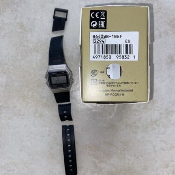 Casio Collection (B640WB-1BEF) 35mm Stainless Steel FOR PARTS ONLY | WatchCharts Marketplace