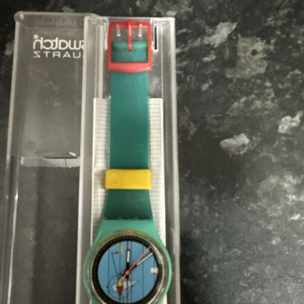 Swatch Watch GL400 Pago Pago. 1987. Very Good Working Condition. New ...