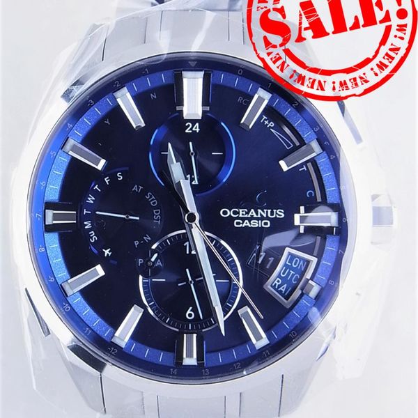 Casio Oceanus blue dial Bluetooth equipped model OCW-G2000-2AJF New ...