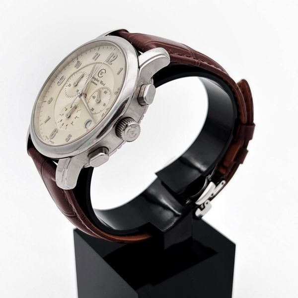 Christopher Ward C3 Malvern quartz chronograph Champagne Dial Stainless ...