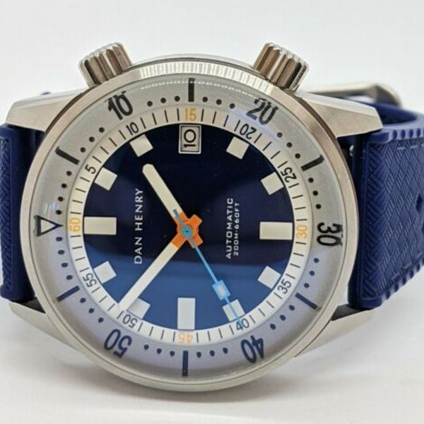 Dan Henry 1970 Automatic Diver Compressor Limited Edition Men's Watch ...