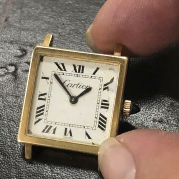 Cartier Tank Square ETA 2512 Running Read Before Sold As Is | WatchCharts