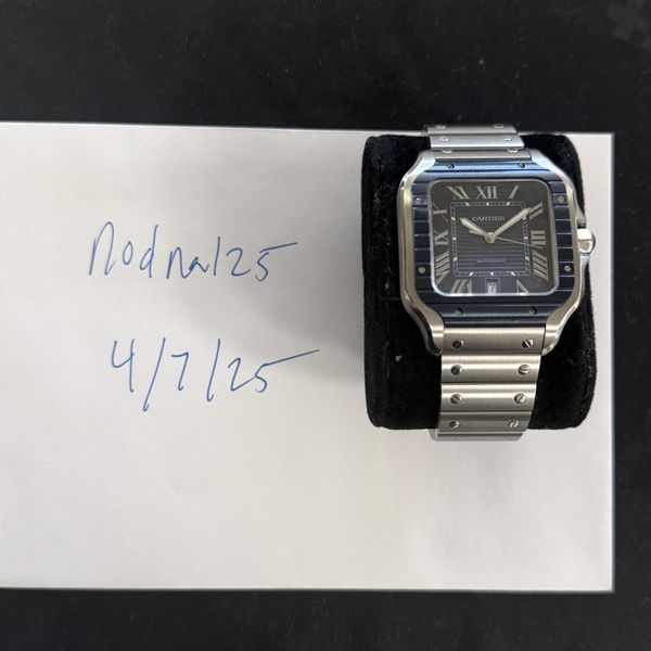 [WTS] Cartier Santos Blue PVD Large | WatchCharts Marketplace