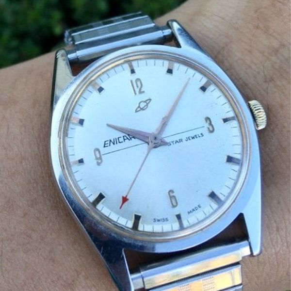 Vintage Enicar Ocean Pearl AR-140 Star Jewels | WatchCharts Marketplace