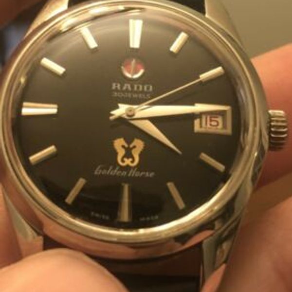 Vintage Rado Golden Horse With Black Dial- Rare | WatchCharts Marketplace