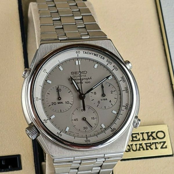 RARE Seiko GREY GHOST 7A28 Quartz Chronograph 100 Watch | WatchCharts