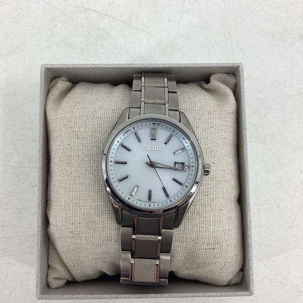 Seiko Selection SBTM337 Solar Radio Titanium Watch 40mm Japan ...