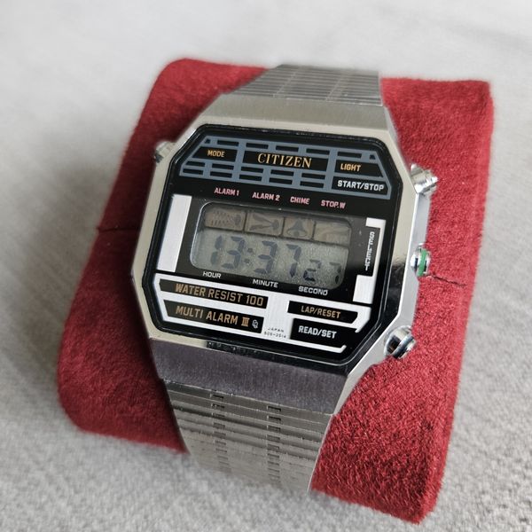 Vintage Citizen multi alarm digital Watch 41 3534 | WatchCharts Marketplace