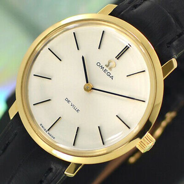 VINTAGE OMEGA DE VILLE MANUAL WINDING 17 JEWELS CAL.620 ANALOG DRESS ...