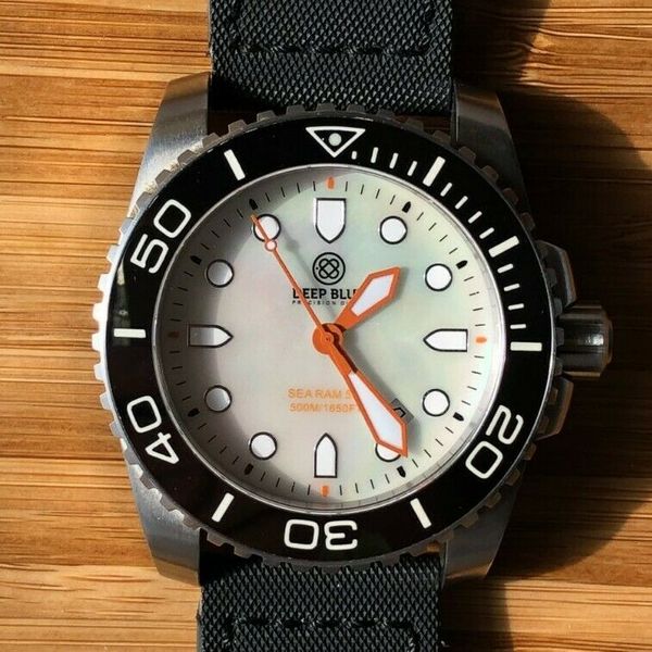 Deep Blue Sea Ram 500 Mother of Pearl (MOP) Dial | WatchCharts
