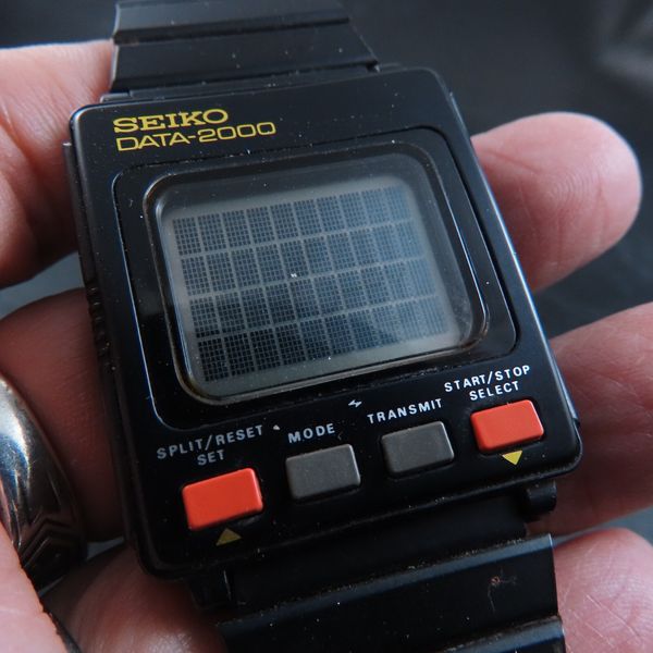 DW01-0020 Seiko Data-2000 Quartz Men Watch (Need Repair)(Work ...