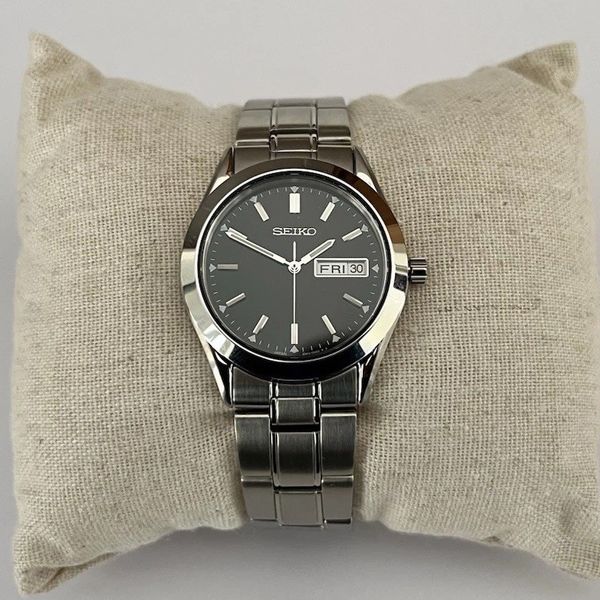 Seiko Essentials Men’s Day/Date Quartz Dress Watch #SUR361 ...