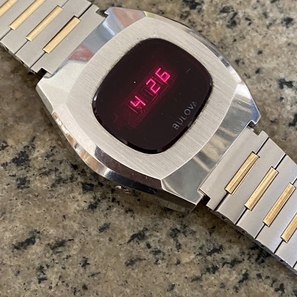Vintage Bulova Computron N6 LED Men's Watch | WatchCharts Marketplace
