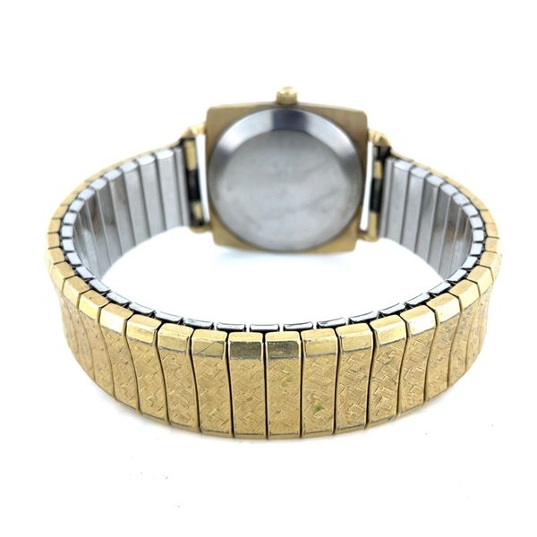 Vintage Elgin Manual-Winding 10K RGP Bezel Watch 29mm Gold Textured ...