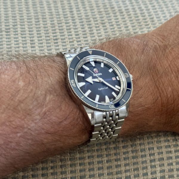 FS: Rado Captain Cook 42mm (Blue dial) | WatchCharts Marketplace