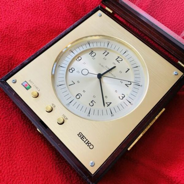 RARE SEIKO MARINE CHRONOMETER QM20 NAUTICAL ANTIQUE No.10526 MADE IN ...