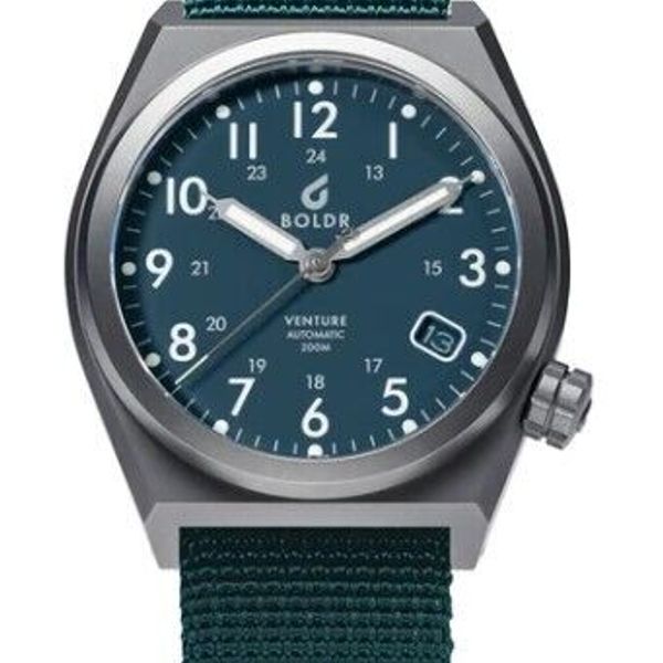 NEW BOLDR VENTURE Automatic BLUE FUEL watch 38mm 200m - DEALER/WARRANTY ...