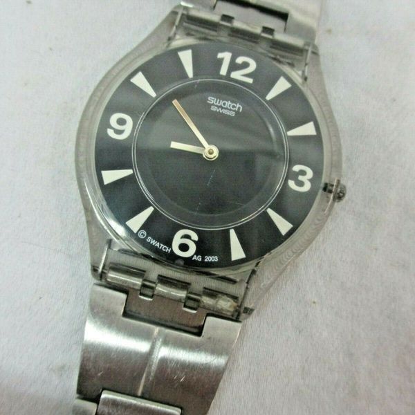 Vintage AG 2003 Swiss Swatch V8 Clear Back Watch | WatchCharts Marketplace