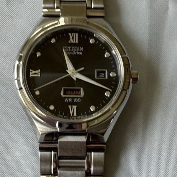 Citizen Men's Watch BM5020 Eco-Drive Elektra Stainless Steel - Powered ...