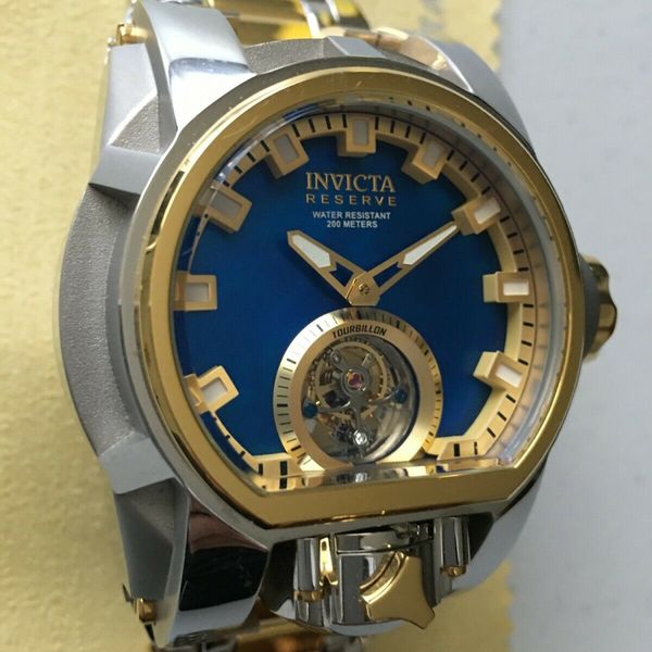 Invicta Reserve Men's 52mm Bolt Zeus Magnum Tourbillon TY800 Dual ...