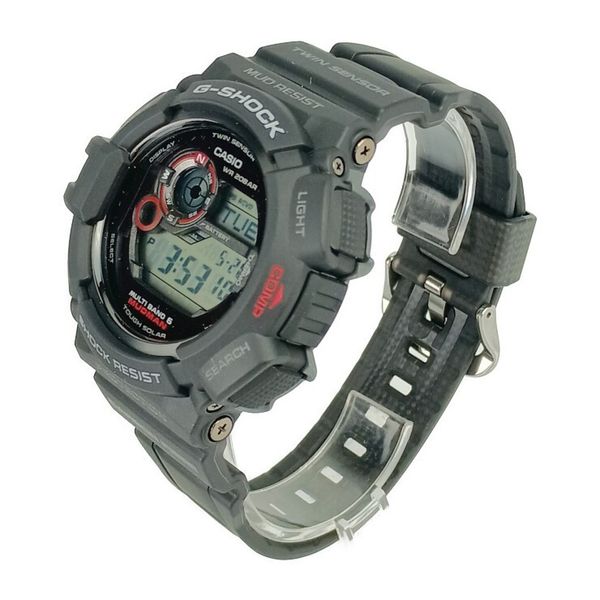 CASIO G-SHOCK MUDMAN GW-9300-1JF black resin SS men's solar radio ...