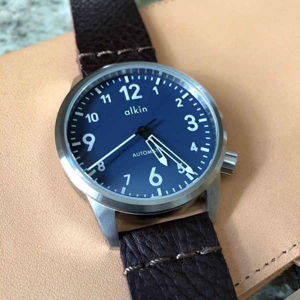 FS: Alkin Model One, Blue dial, unworn | WatchCharts Marketplace