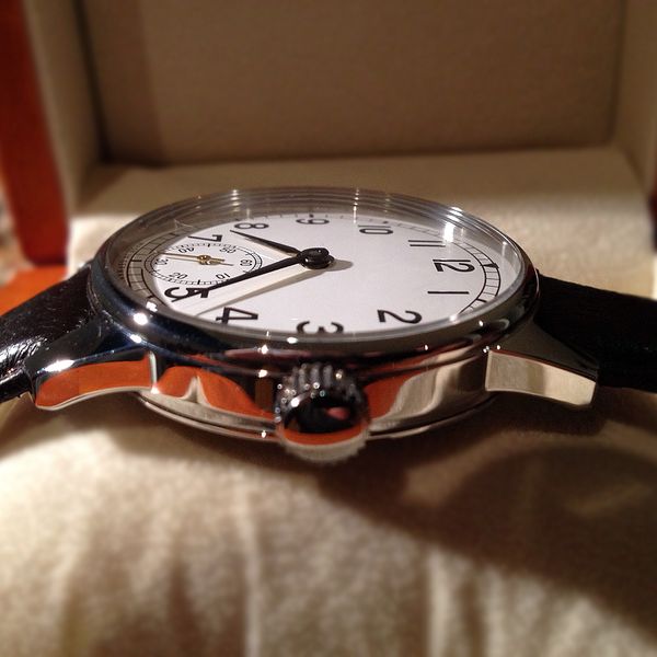 FS: Custom built Marine style dress watch with unique hand engraved ...