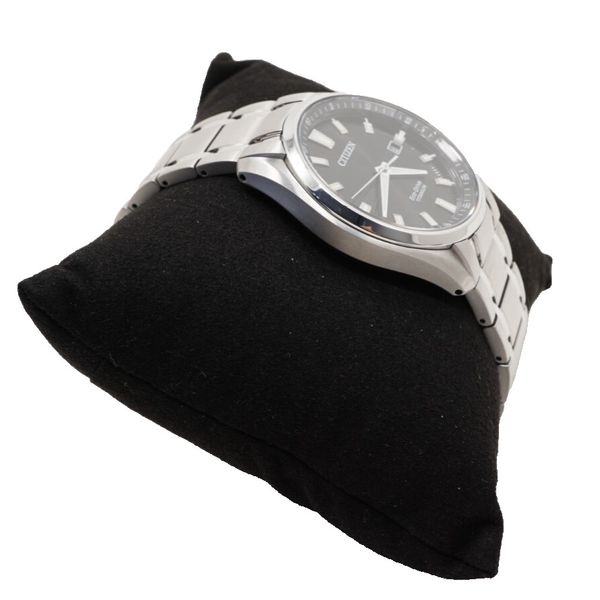 Citizen Eco-Drive AW1248-80E Men's 42mm Black Dial Date Titanium Solar ...