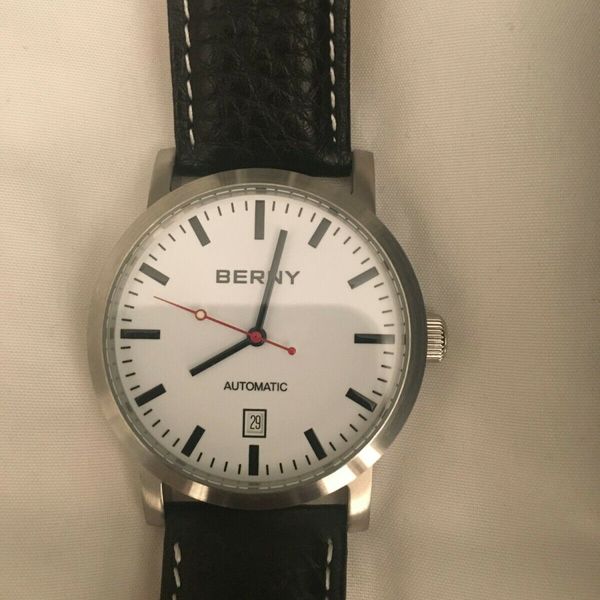 Berny Automatic Mechanical Wristwatch Mondaine Railway Excellent ...