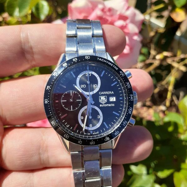 Tag Heuer Carrera CV2010 Calibre 16 Men's Watch 41mm Automatic Complete Set | WatchCharts