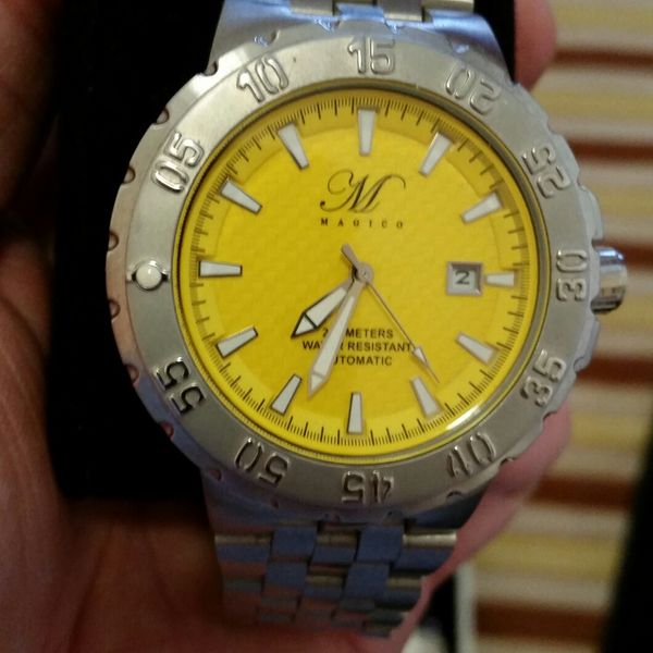 Magico Automatic Yellow Dial | WatchCharts Marketplace