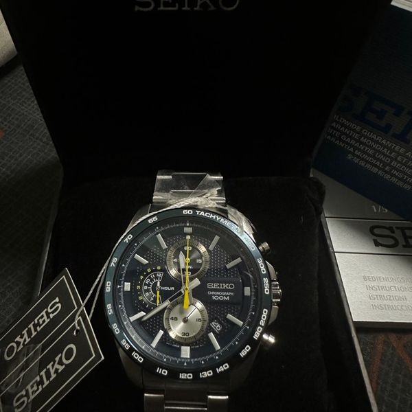 Seiko watch chronograph tachymeter | WatchCharts Marketplace