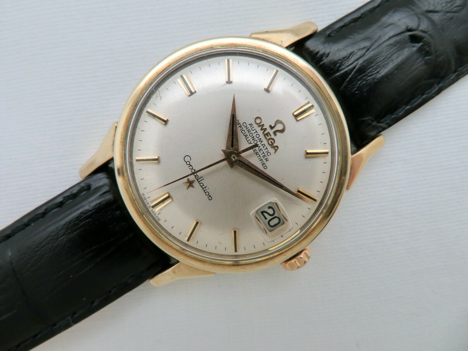 MENS VINTAGE 1966 OMEGA CONSTELLATION AUTOMATIC WRISTWATCH 168.005 GOLD CAPPED | WatchCharts ...