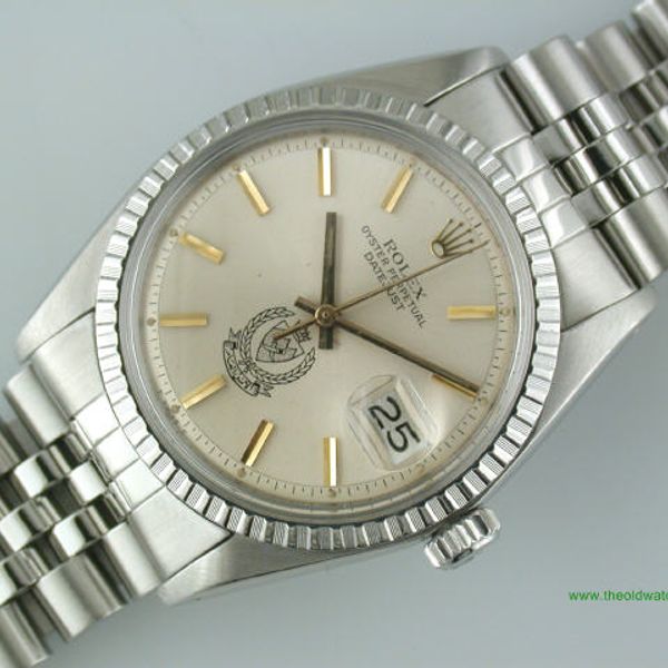 FS in the UK: Rare Bahrain Military Presentation Rolex Datejust Watch ...