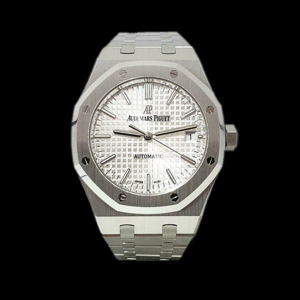 Audemars Piguet AP Royal Oak White Dial 15450ST For Sale | WatchCharts ...