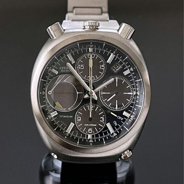 Citizen Bullhead Ultimate Chronograph E210-T006477 Eco-Drive Quartz ...