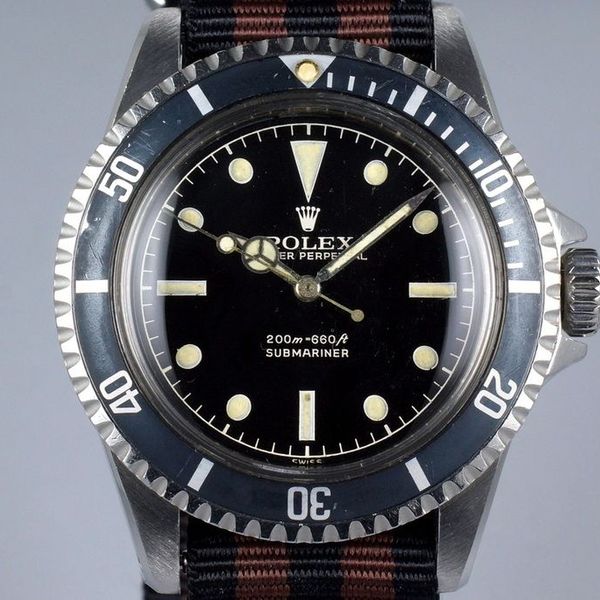 FS: 1961 Rolex Submariner Ref: 5512 PCG 2 Line "Tulip Crown" Gilt ...