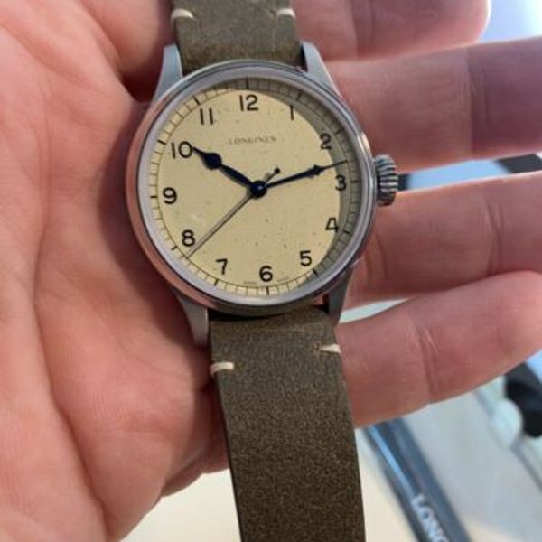 Longines Heritage Military Ref L2.819.4.93.2 as new Bought February ...