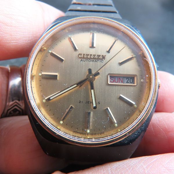 Japan Citizen Daydate Automatic Men Watch | WatchCharts Marketplace