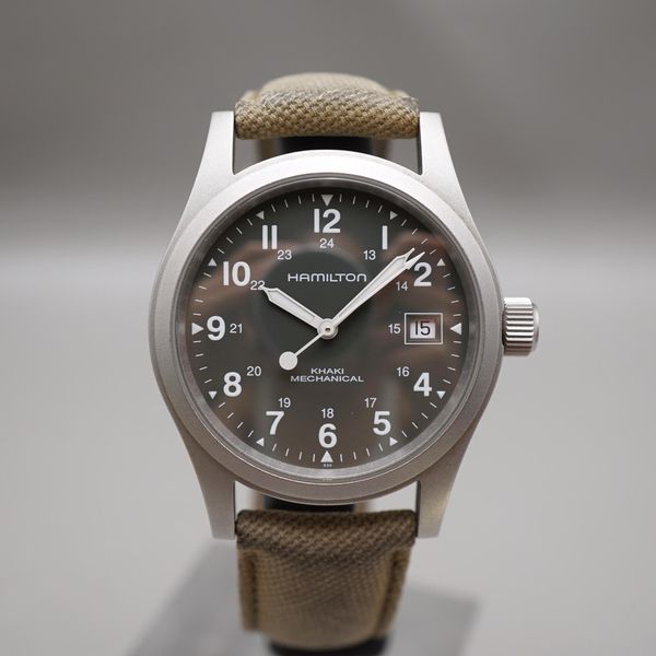 [WTS] Hamilton Khaki Field H69419363 Green Dial 38mm Mechanical Watch ...
