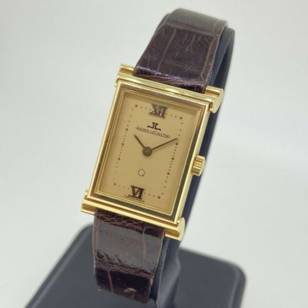 Ladies Jaeger Lecoultre 18K Solid Gold Vintage Tank Beautiful 1 Year ...