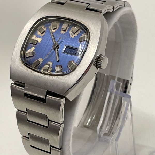 Rotary Vintage Gents 25 Jewels Automatic Watch - 1970s TV Dial ...