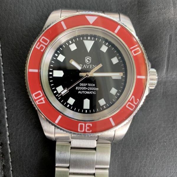 FSO: Raven Deep Tech Red - No Date - Rare | WatchCharts