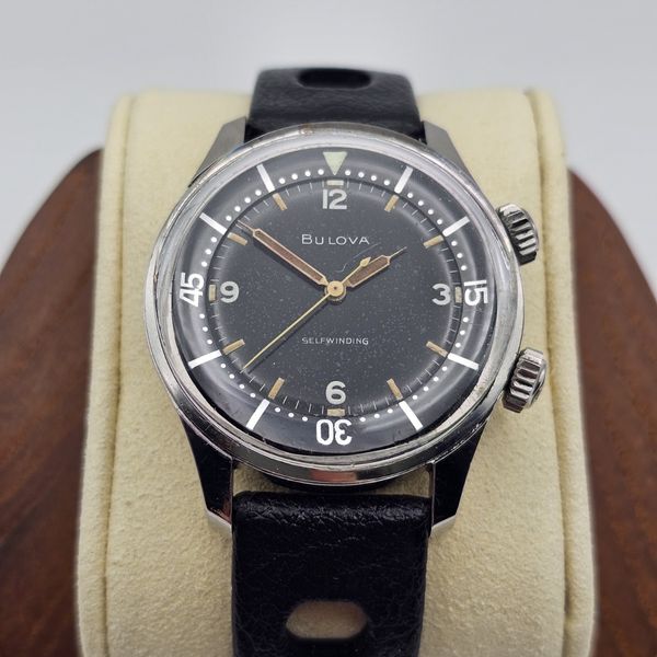 BULOVA Automatic Super Compressor Stainless Steel 666 Devil Diver Watch ...