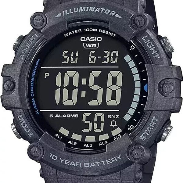 Casio AE1500WH-8B Chronograph Illuminator Men's Watch c25 | WatchCharts ...