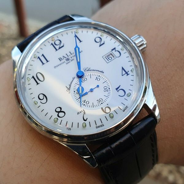 Ball Trainmaster Standard Time Luxury Swiss Watch Chronometer COSC ...