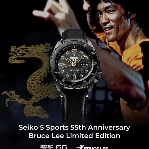 Seiko 5 Sports Bruce Lee Limited Edition Watch | WatchCharts Marketplace
